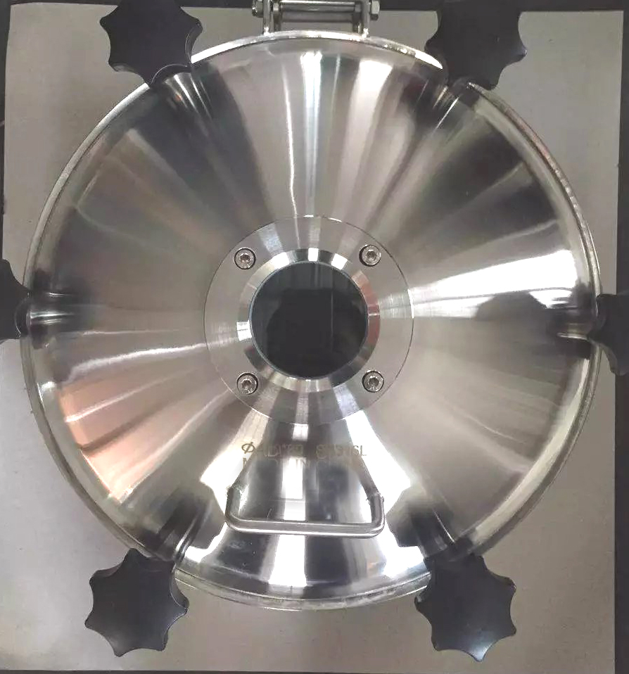 Sanitary Pressurized Tank Manway Cover with Sight Glass from China ...