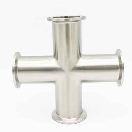 Tri Clamp Cross 4 Way Sanitary Tube Fittings from China manufacturer ...