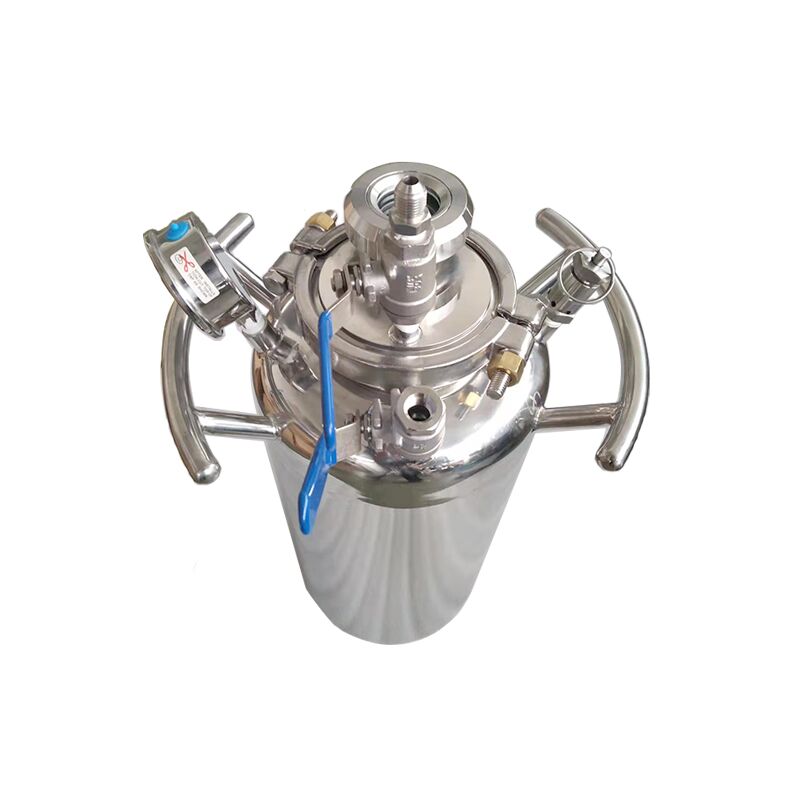Stainless Steel Non-Jacketed Solvent Tank With Handle Wheel from China ...