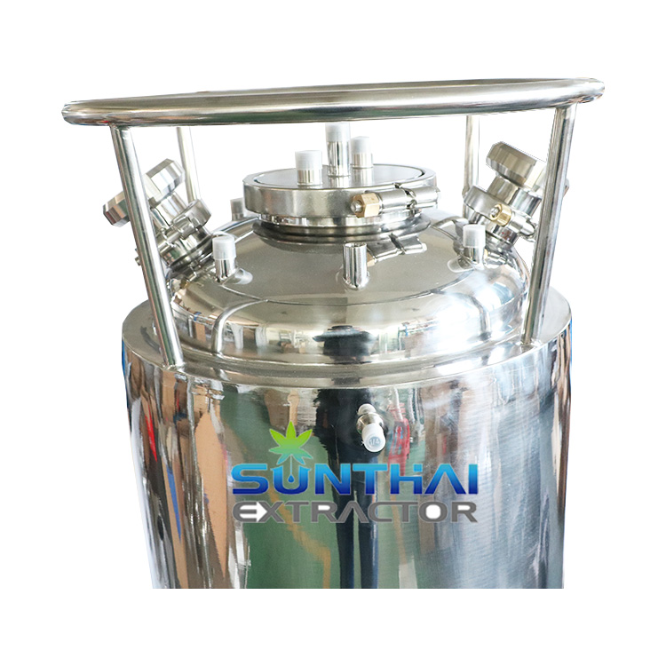 200LB Stainless Steel Double Jacketed Solvent Tank from China ...