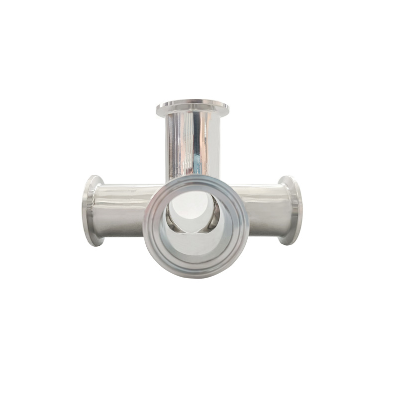 Sanitary Stainless Steel Tri Clamp 5 Way Cross Pipe Fitting from China ...